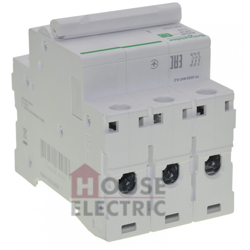 Автоматический выключатель Schneider Electric Resi9 6kA 3P 20A C