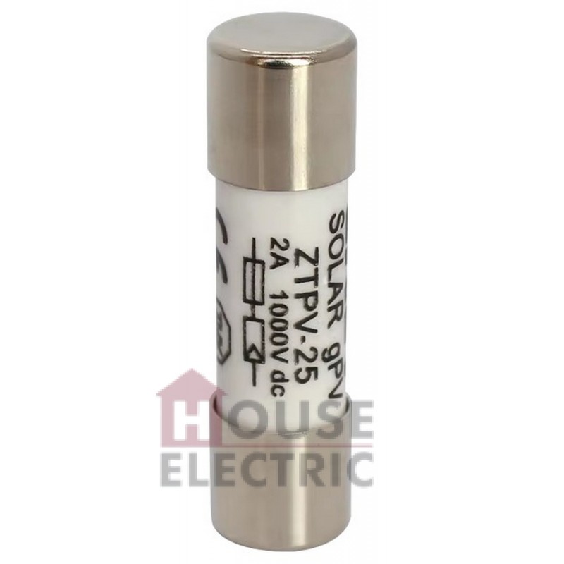 Плавкий предохранитель Blusun Solar 20А d10 h38 DC 1000V