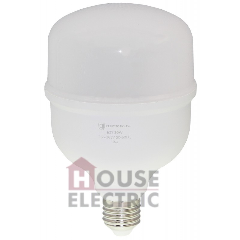 Светодиодная лампа Electro-House T80 30W 2700lm E27 4100k