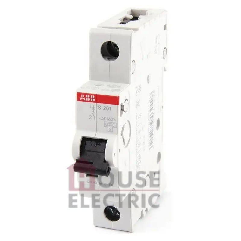 Автоматический выключатель ABB S201-C25 тип C 25А